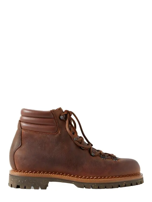 YUKETEN Vettore Leather Boots - Brown