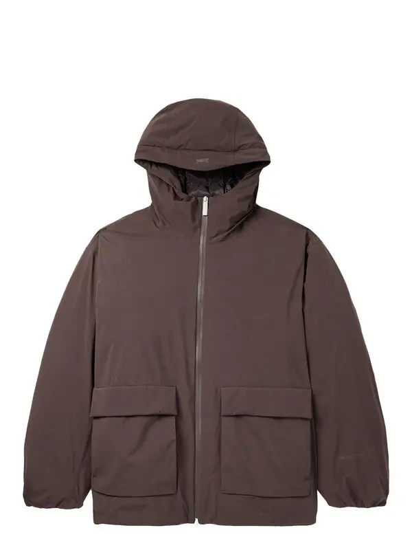 Herno Shell Hooded Parka - Brown