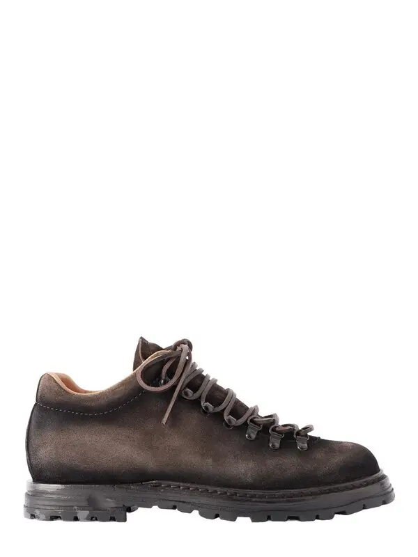 Officine Creative Artik 004 Suede Boots - Brown