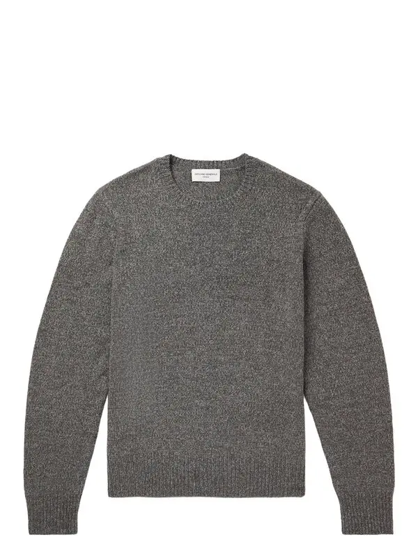 Officine Générale Wool And Cashmere-blend Sweater - Gray