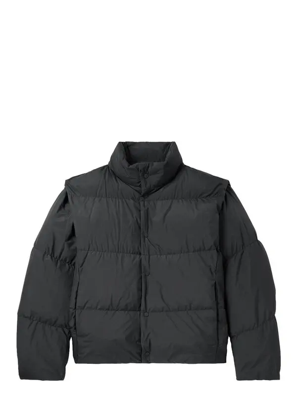 Herno Quilted Shell Down Jacket - Black