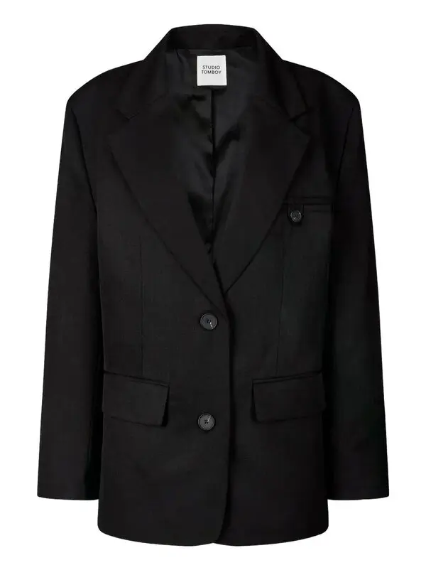 STUDIO TOMBOY Single-breasted Blazer - Black