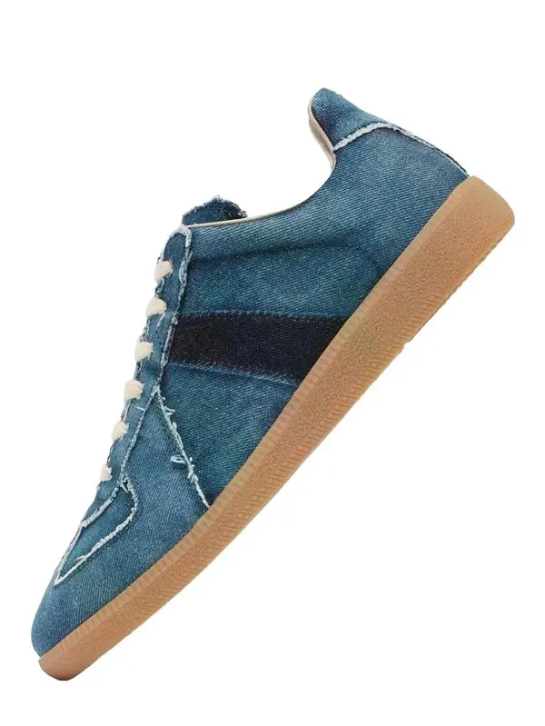 MAISON MARGIELA Ripped Replica Lace-up Sneakers - Blue