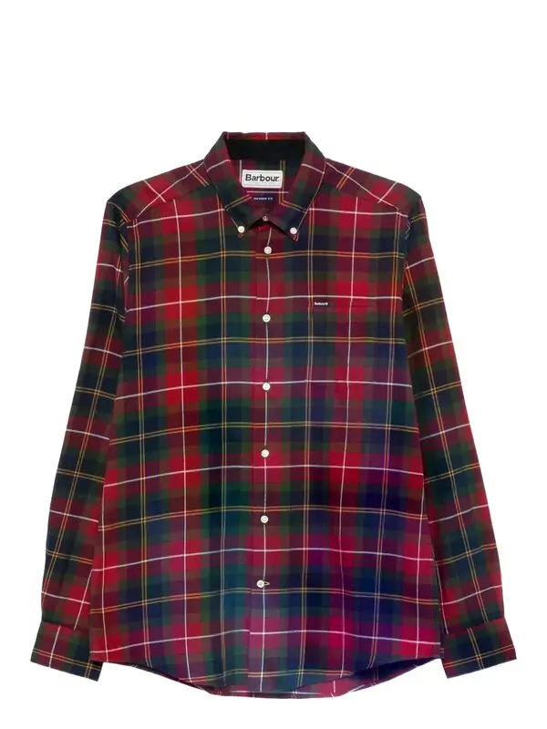 Barbour Fortrose Tartan-check Shirt - Red