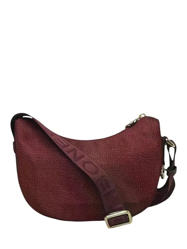 Borbonese Luna Zip Satchel - Red
