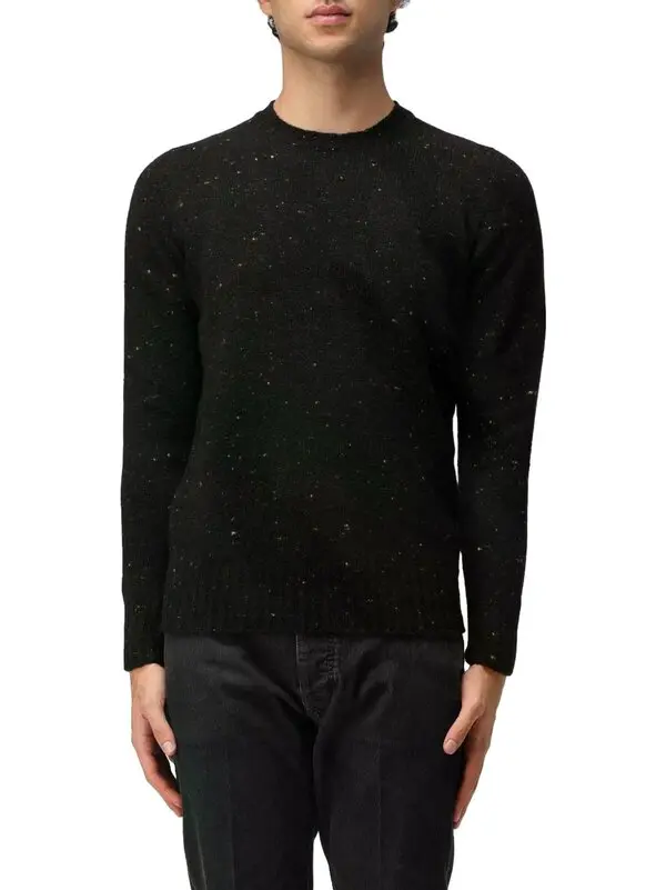 DRUMOHR Crewneck Speckled Sweater - Black