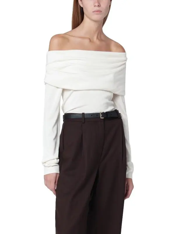 Almada Label Cara Cashmere And Silk Sweater - Beige