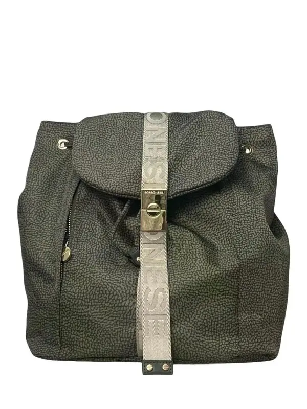 Borbonese Medium Fold Backpack - Grey