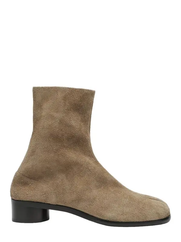 MAISON MARGIELA Suede Tabi Ankle Boots - Brown