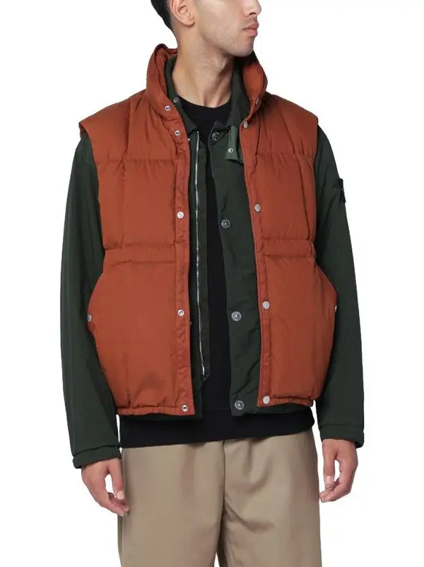 Stone Island Marina Down Gilet - Brown
