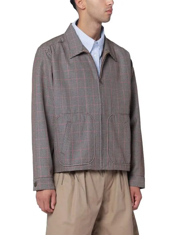 BRAIN DEAD Brooks Brothers X Zip Jacket - Brown