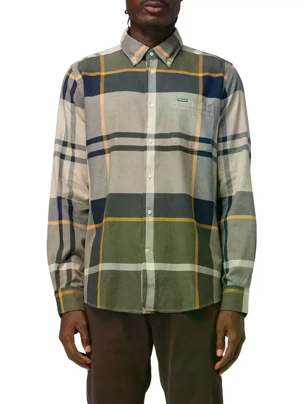 Barbour Dunnon Checked Pocket Shirt - Neutrals