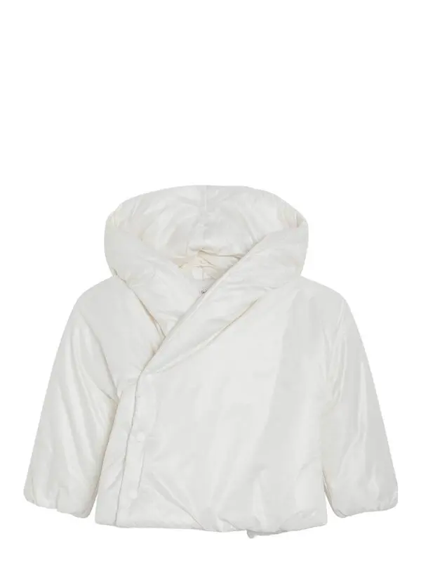 TEDDY & MINOU Hooded Puffer Jacket - White