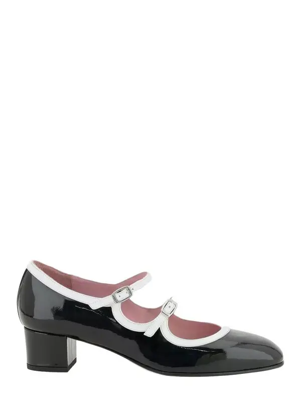 CAREL 40mm Double-strap Pumps - Black