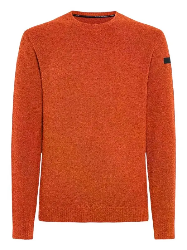 RRD Boucle Round-neck Sweater - Orange