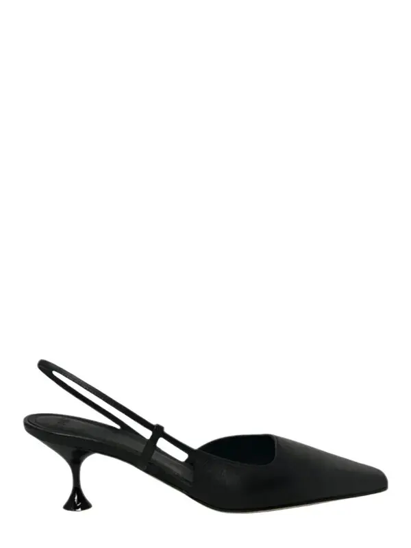 3JUIN 55mm Kira Slingback Pumps - Black