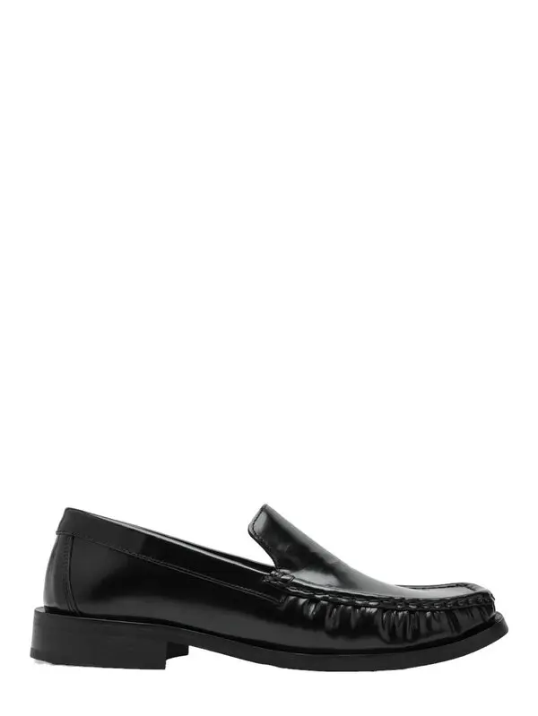 VINNY'S Leather Michael Loafers - Black