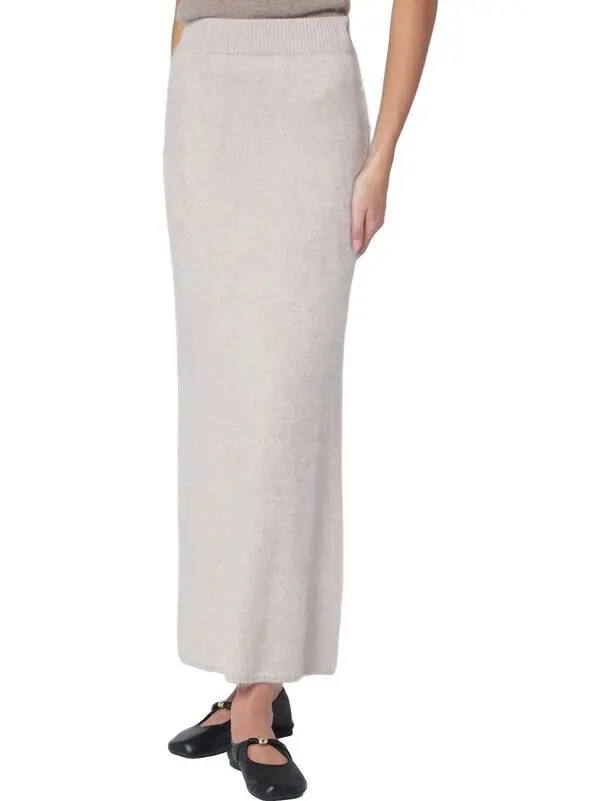 Almada Label Umi Cashmere Skirt - Beige