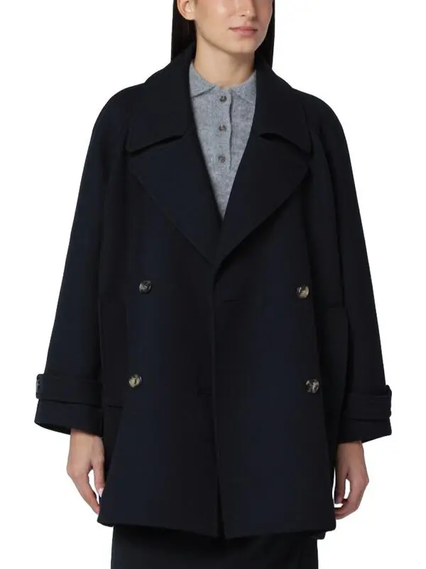 Loewe Single-breasted Wool Jacket - Blue