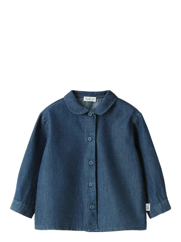 IL GUFO Baby Denim Shirt - Blue