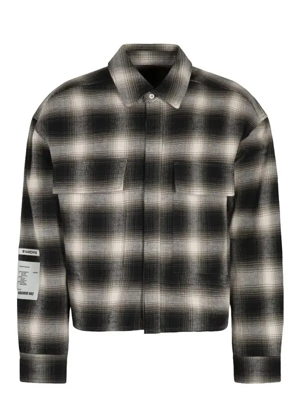 B1 ARCHIVE Checked Flannel Shirt - Green
