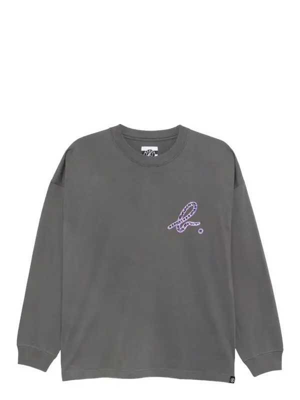 SPORT B. BY AGNÈS B. Logo-embroidered T-shirt - Grey