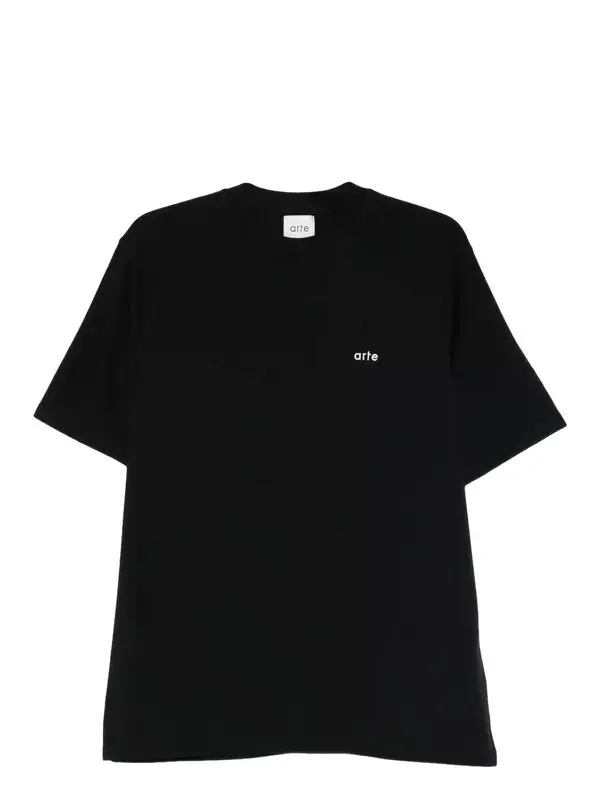 ARTE ANTWERP Logo-print T-shirt - Black