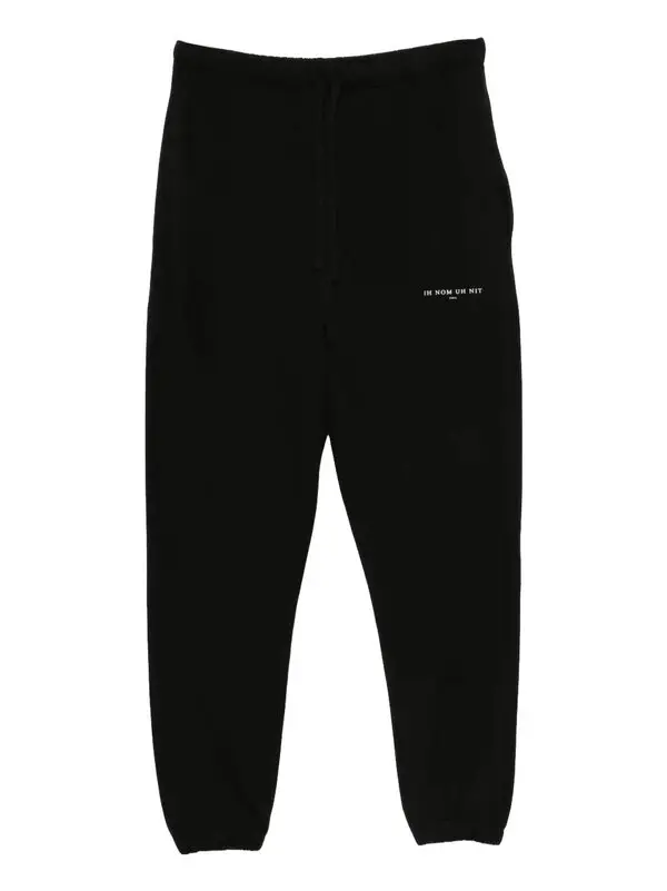 IH NOM UH NIT Logo-print Track Trousers - Black