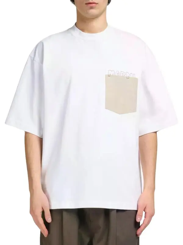 Marni Logo-print T-shirt - White