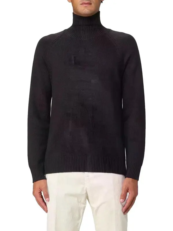 PAOLO PECORA Turtle-neck Sweater - Brown