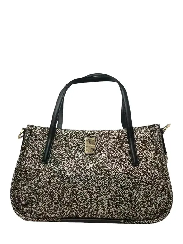 Borbonese Printed Shopper Shoulder Bag - Neutrals