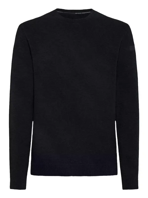 RRD Boucle Round Sweater - Black
