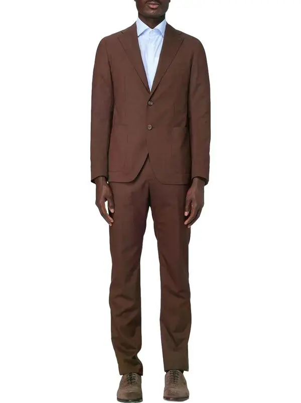Tagliatore Pocket Suit - Brown
