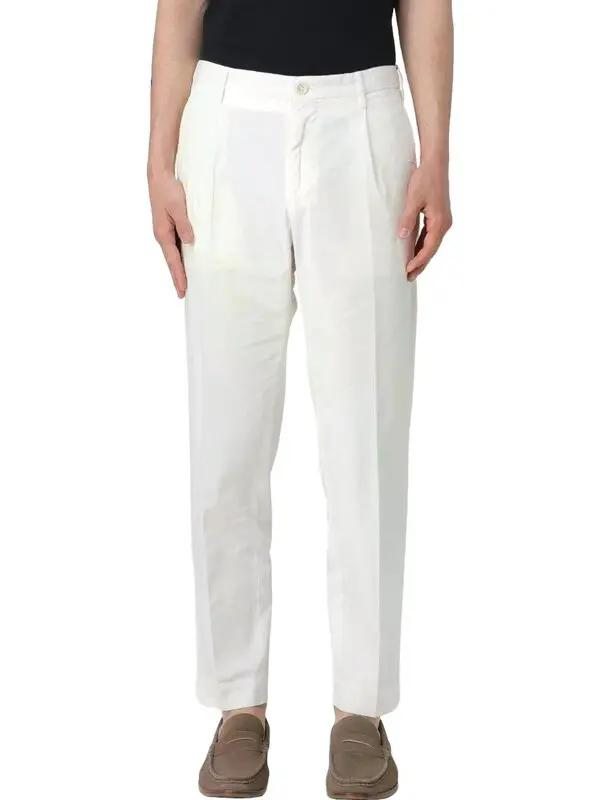 Incotex 541 Pleated Trousers - White