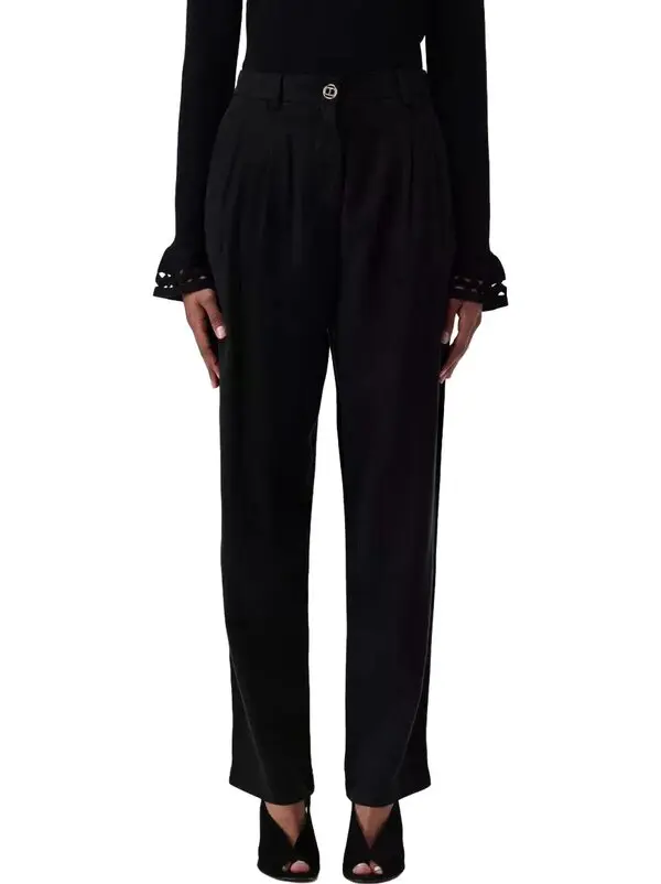 TWINSET Pleated Trousers - Black