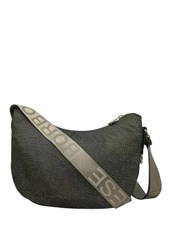 Borbonese Small Luna Crossbody Bag - Black