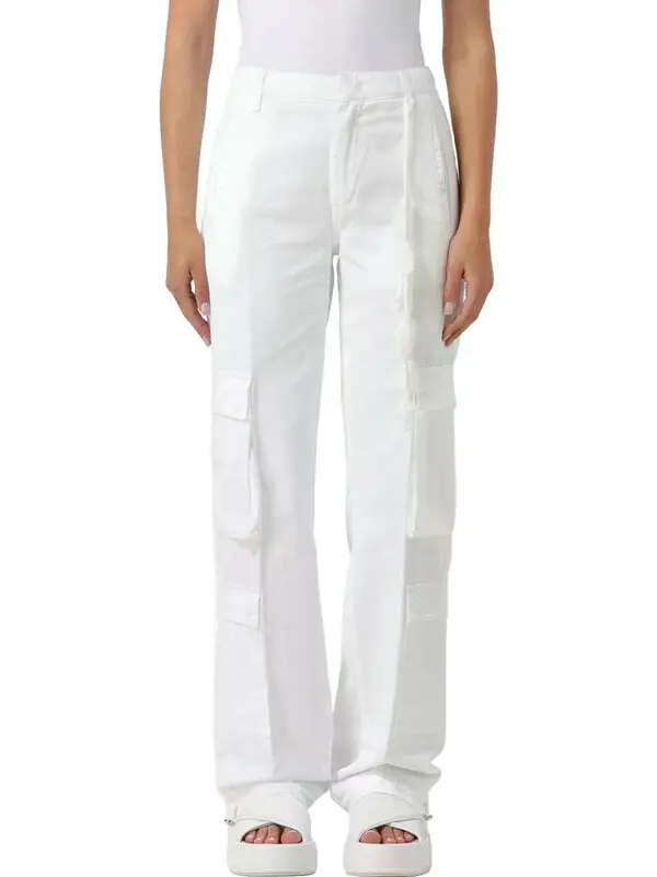 DONDUP Amber Cargo Pants - White