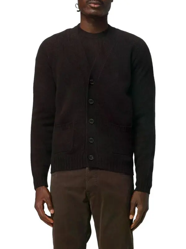 DRUMOHR V-neck Cardigan - Brown