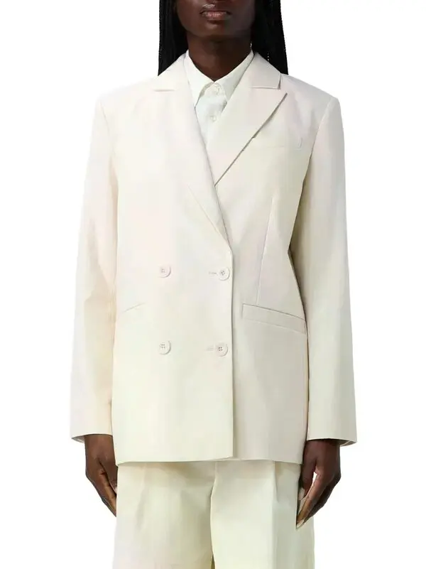 A.p.c. Lucy Double-breasted Blazer - White
