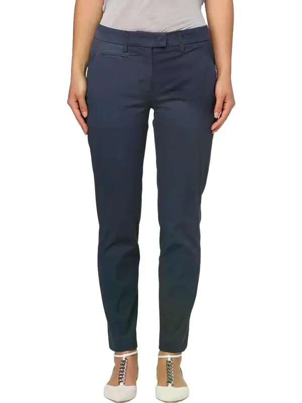 DONDUP Belt-loops Trousers - Blue