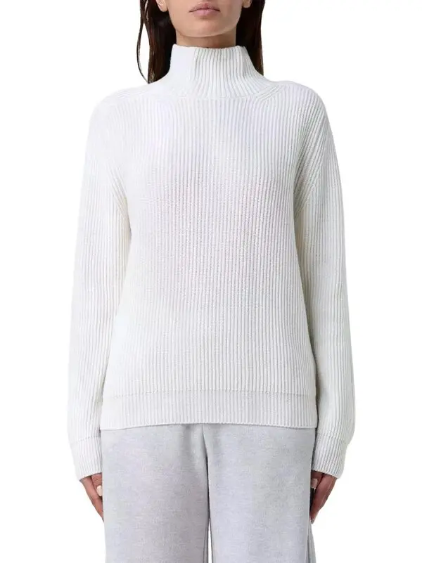 DONDUP Ribbed Turtleneck Sweater - White