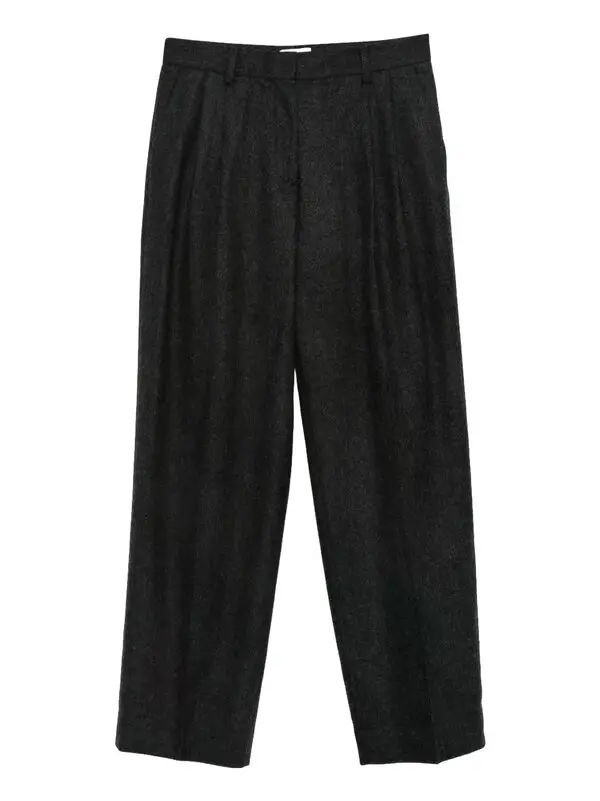 TOTEME Double-pleat Trousers - Black