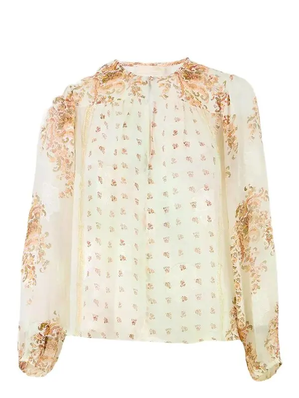 Ulla Johnson Aster Long-sleeve Blouse - Neutrals