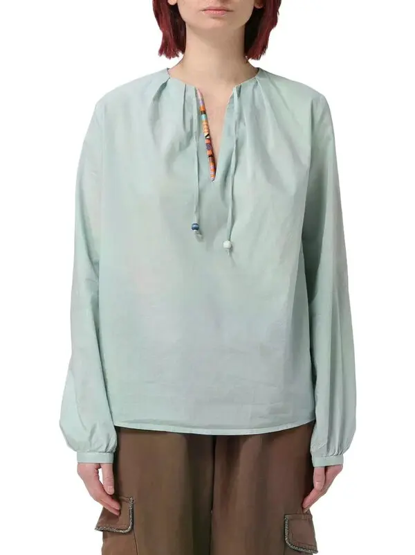 BAZAR DELUXE Bead-embellished Blouse - Green