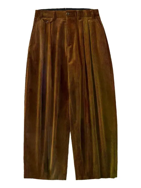Studio Nicholson Xbeams Plus Cotton Trousers - Brown