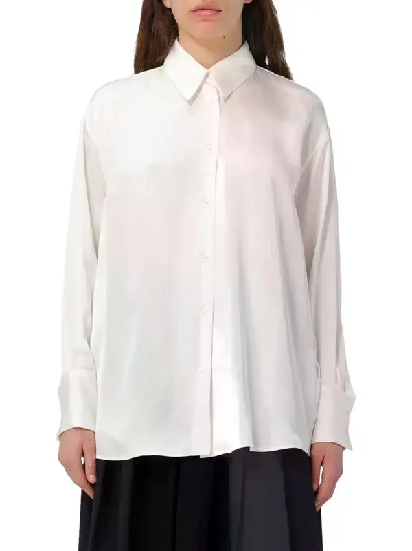 Fabiana Filippi Buttoned Long-sleeved Shirt - White
