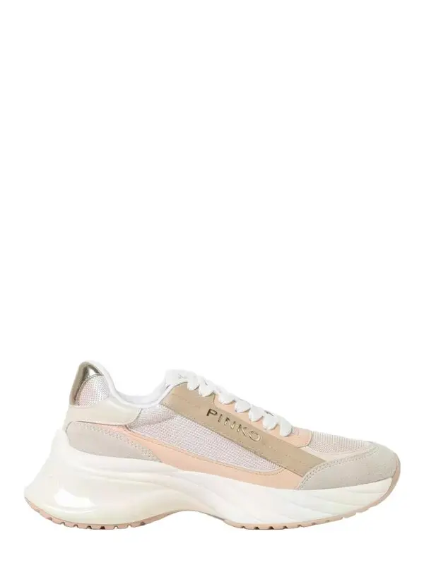 Pinko Ariel Lace-up Sneakers - Neutrals