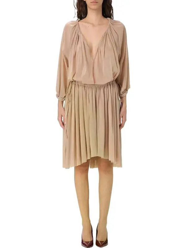 Philosophy Di Lorenzo Serafini Stretch Tulle Dress - Neutrals