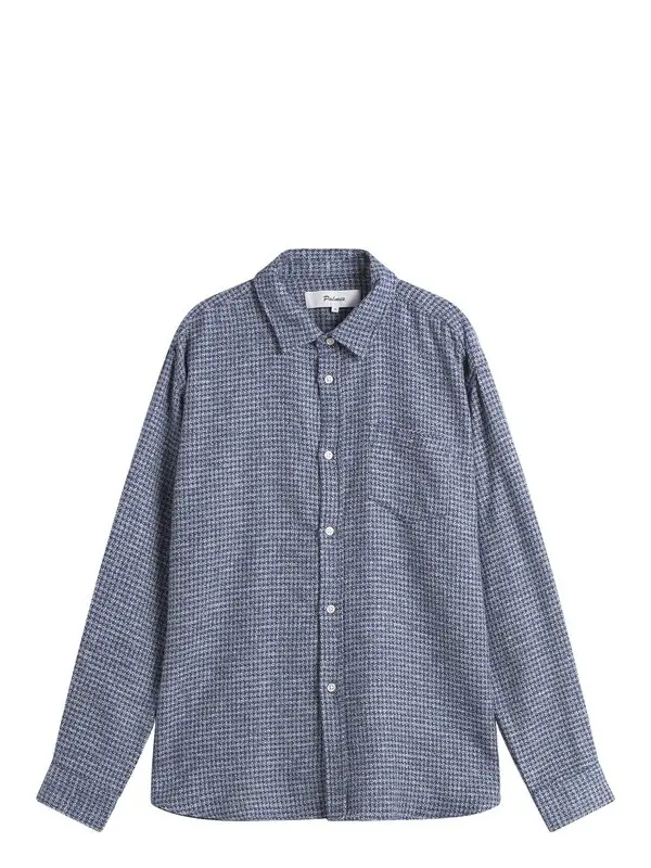 PALMES Cotton Mouline Shirt - Blue