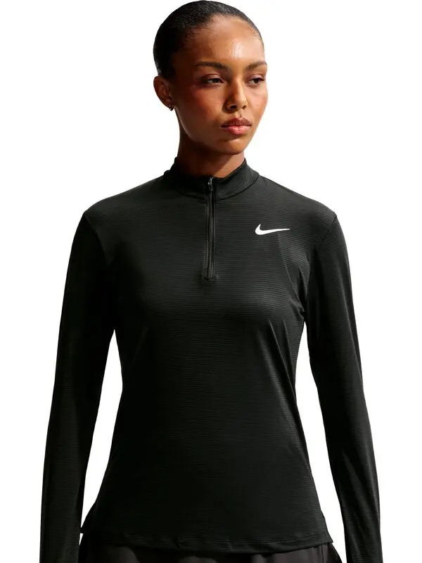 Nike Victory Dri-fit 1/4-zip Golf Top - Black